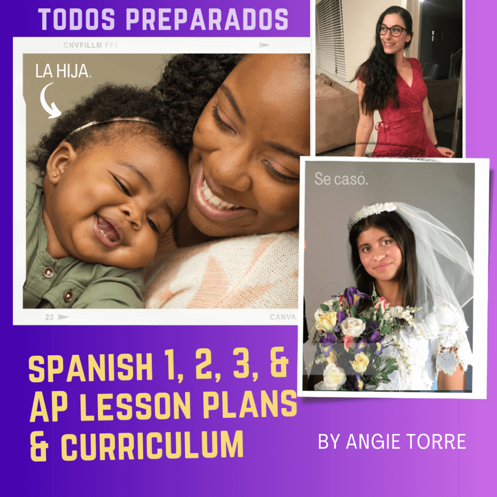 Spanish One Two Three and AP (VHL) No-Prep Lesson Plans & Curriculum ...