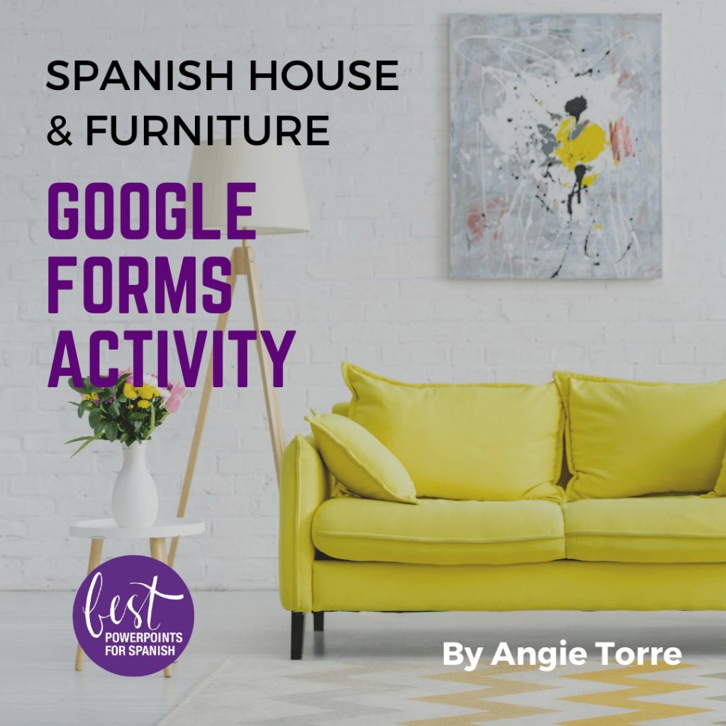 Spanish House and Furniture Google Forms Activity or Assessment - Best ...