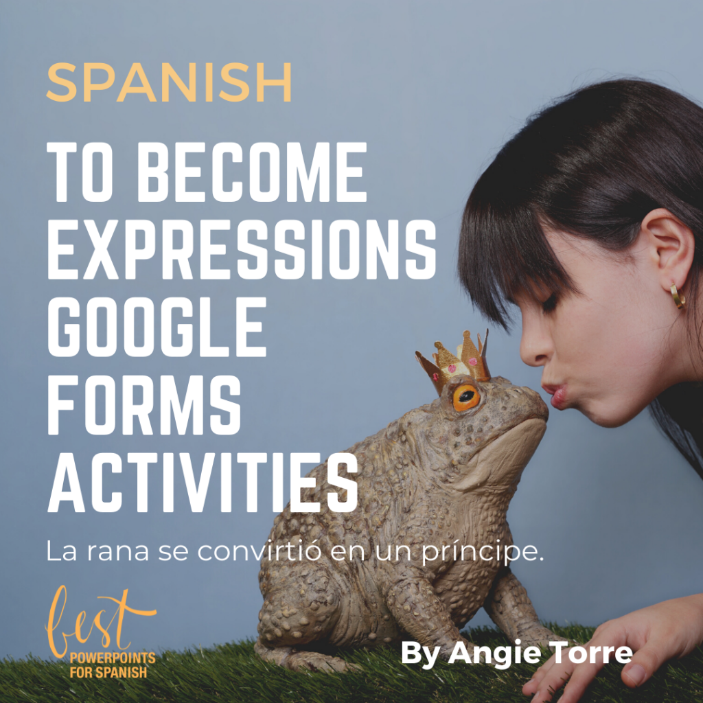 Spanish To Become Expressions Google Forms Activities or Assessments ...