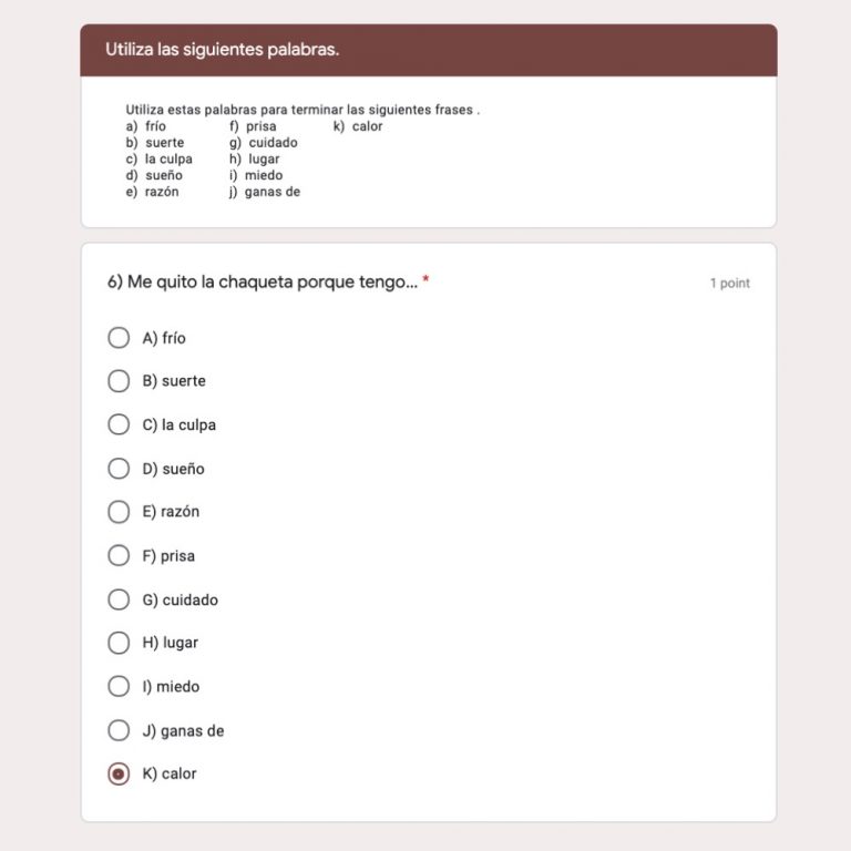 Spanish Two Final Exam Autocorrecting Google Forms and Printable - Best ...