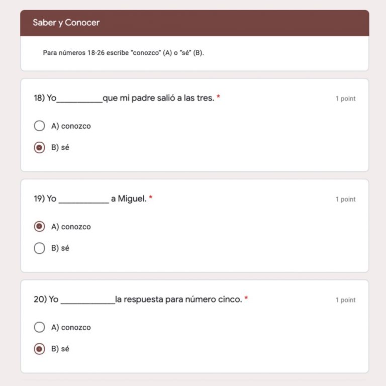 Spanish Two Final Exam Autocorrecting Google Forms and Printable - Best ...