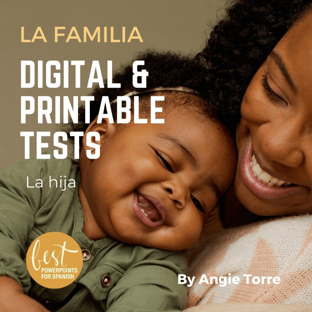 La familia Digital and Printable Tests and Activities - Best ...