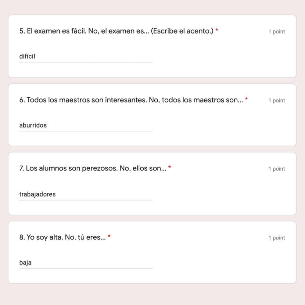Los Adjetivos Spanish Descriptive Adjectives Digital And Printable