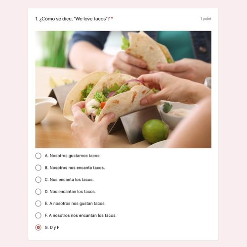 Spanish Gustar Verbs Digital & Printable Tests and Activities - Best ...