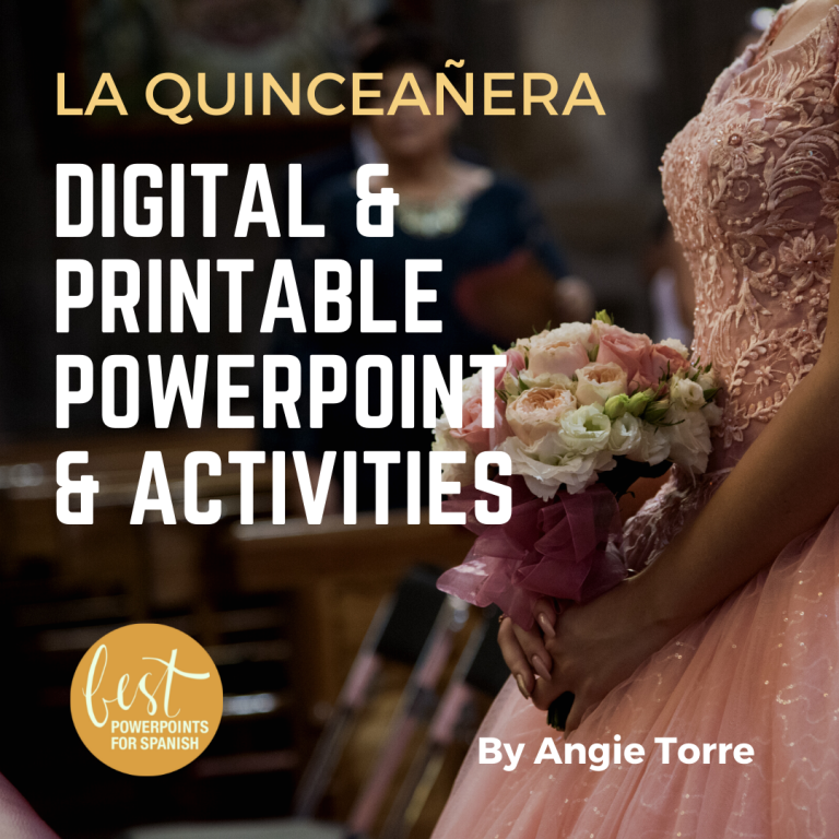 La quinceañera PowerPoints and Digital and Printable Activities - Best ...