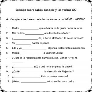 Spanish One and Two Printable and Digital Tests, Quizzes, Worksheets ...