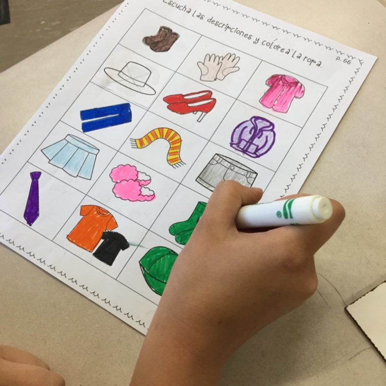 Spanish Clothing and Colors La ropa y los colores Lessons Plans and ...