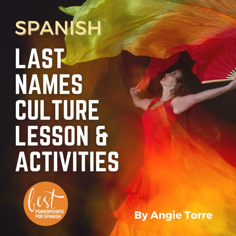Spanish Last Names Culture Lesson and Activities - Best PowerPoints for ...