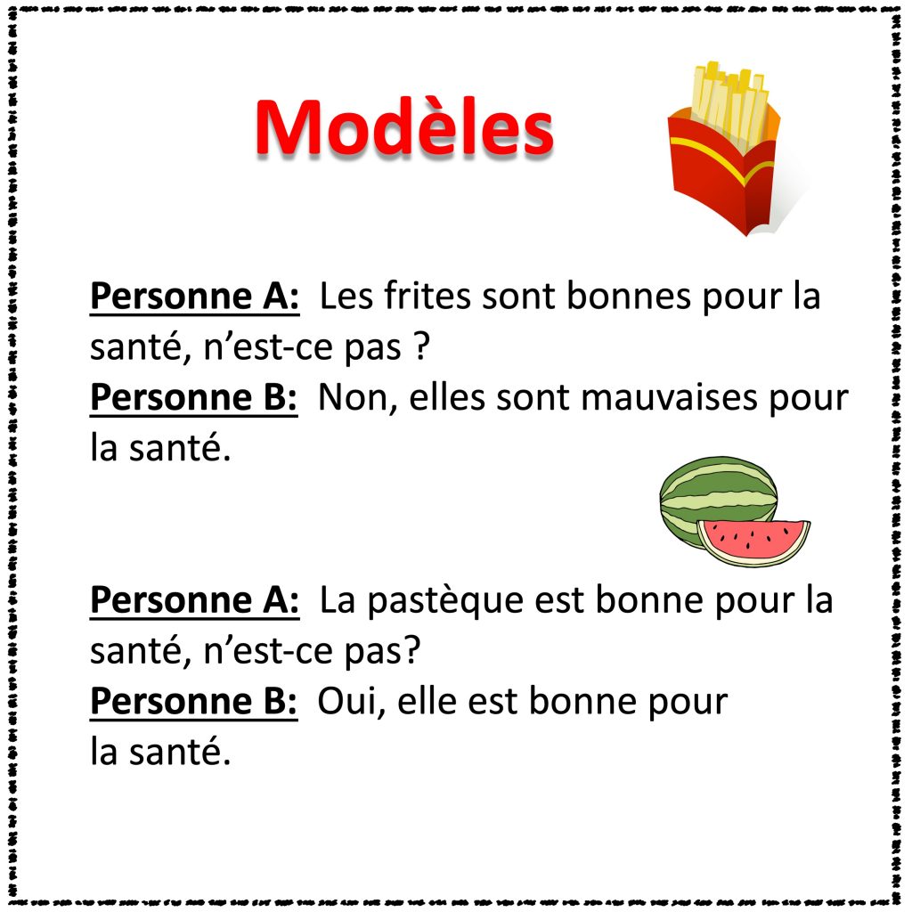 French Food La nourriture Paired Speaking Activities - Best PowerPoints ...
