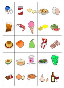La Nourriture French Food Bingo Digital and Printable - Best ...