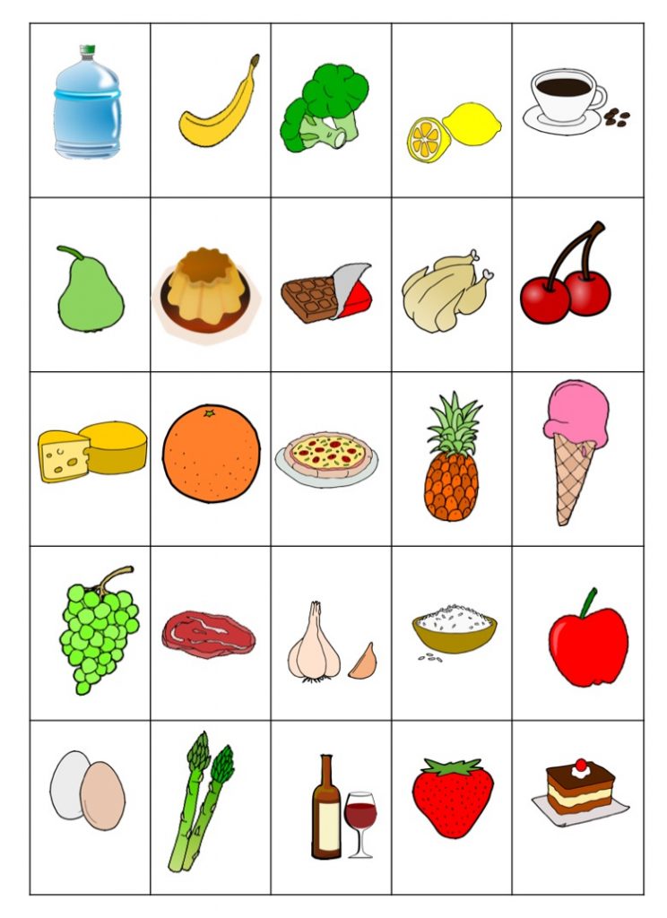La Nourriture French Food Bingo Digital and Printable - Best ...