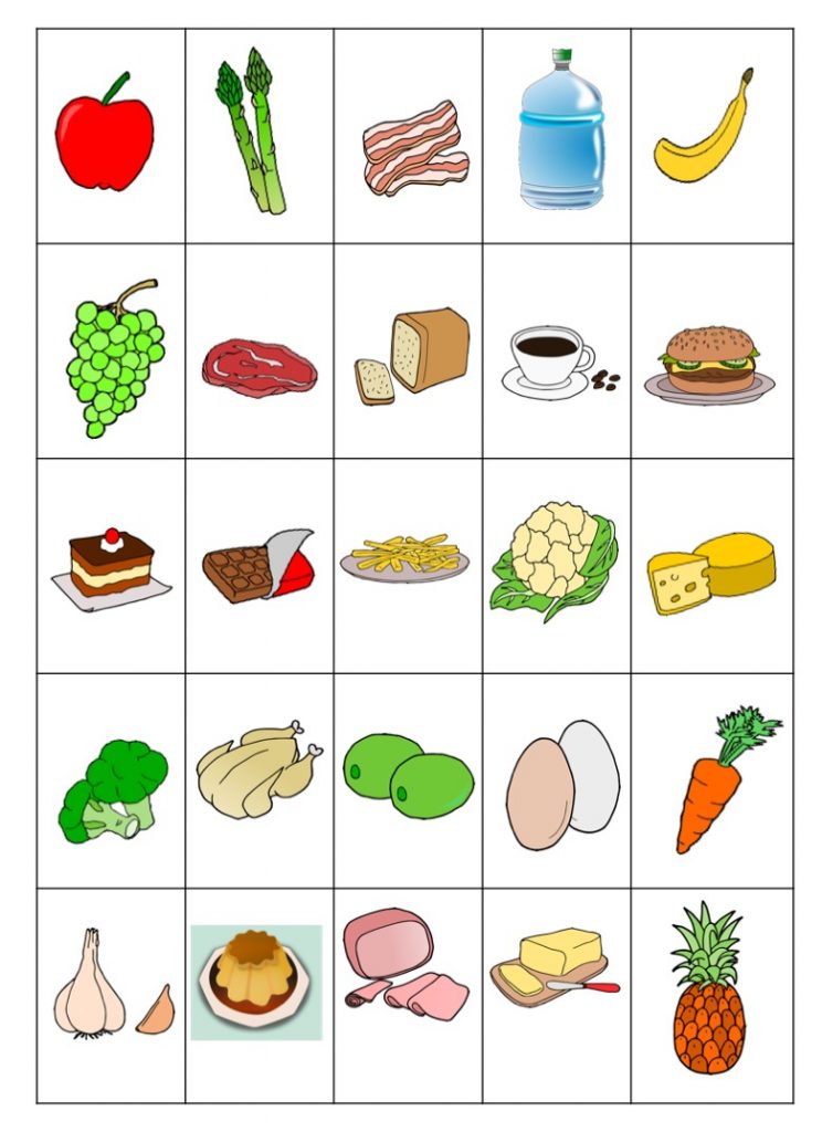 La Nourriture French Food Bingo Digital and Printable - Best ...