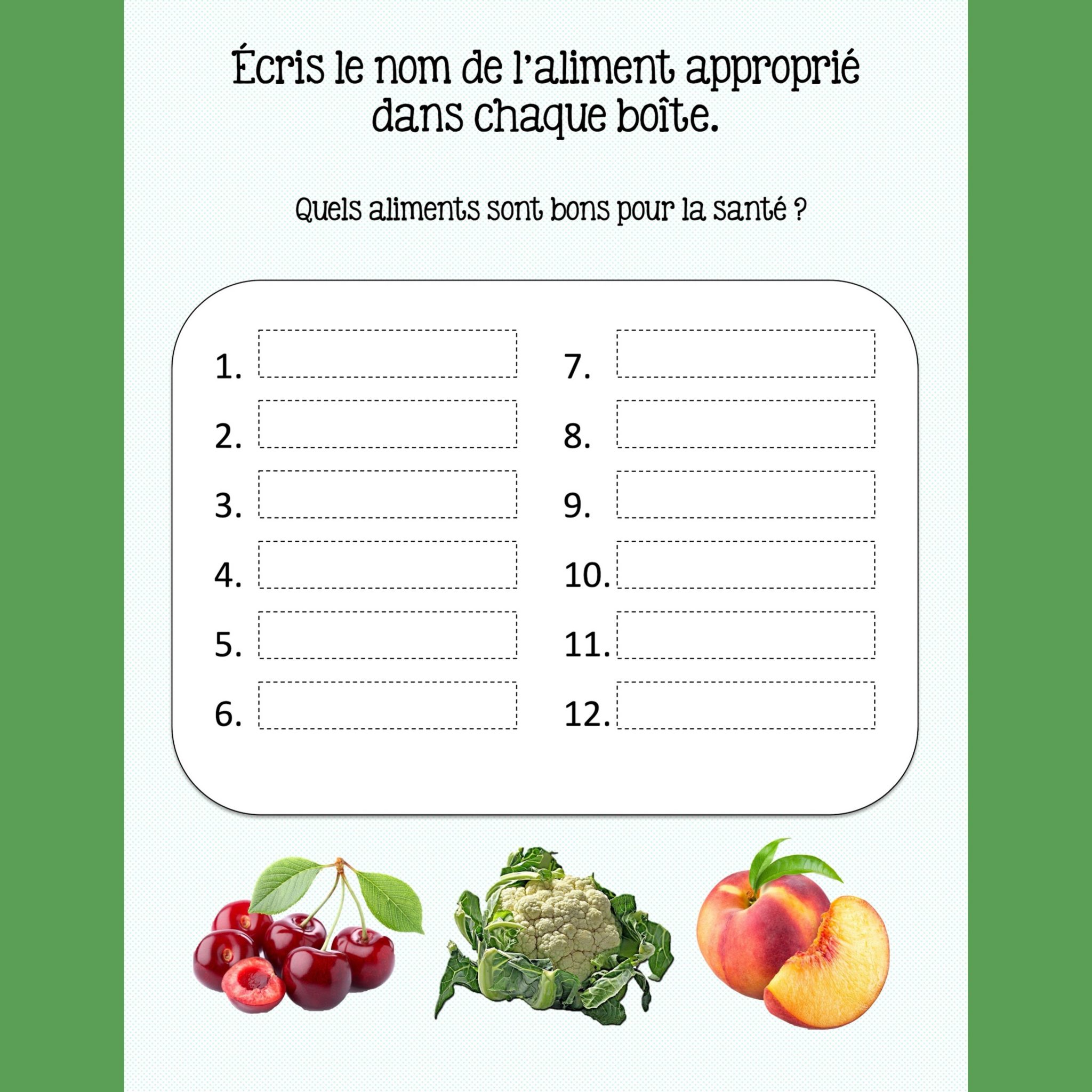 French Food Interactive Notebook Activities Digital and Printable ...