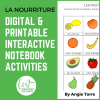 French Food Interactive Notebook Activities Digital and Printable ...