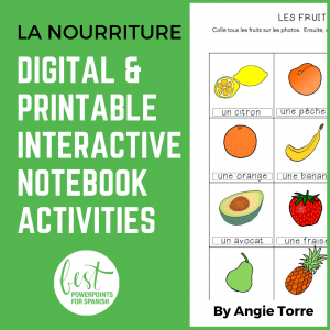 French Food Interactive Notebook Activities Digital and Printable ...