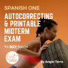 Spanish One Midterm Exam Autocorrecting Google Forms and Printable ...