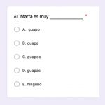 Spanish One Midterm Exam Autocorrecting Google Forms and Printable ...