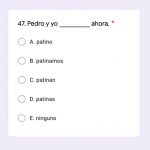 Spanish One Midterm Exam Autocorrecting Google Forms and Printable ...