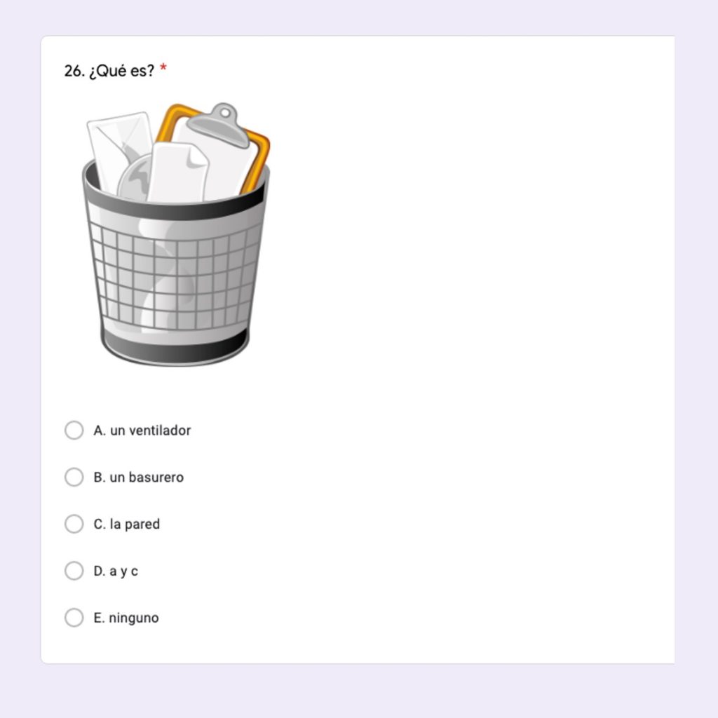 Spanish One Midterm Exam Autocorrecting Google Forms and Printable ...