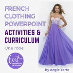 Les vêtements French Clothing and Colors Curriculum - Best PowerPoints ...