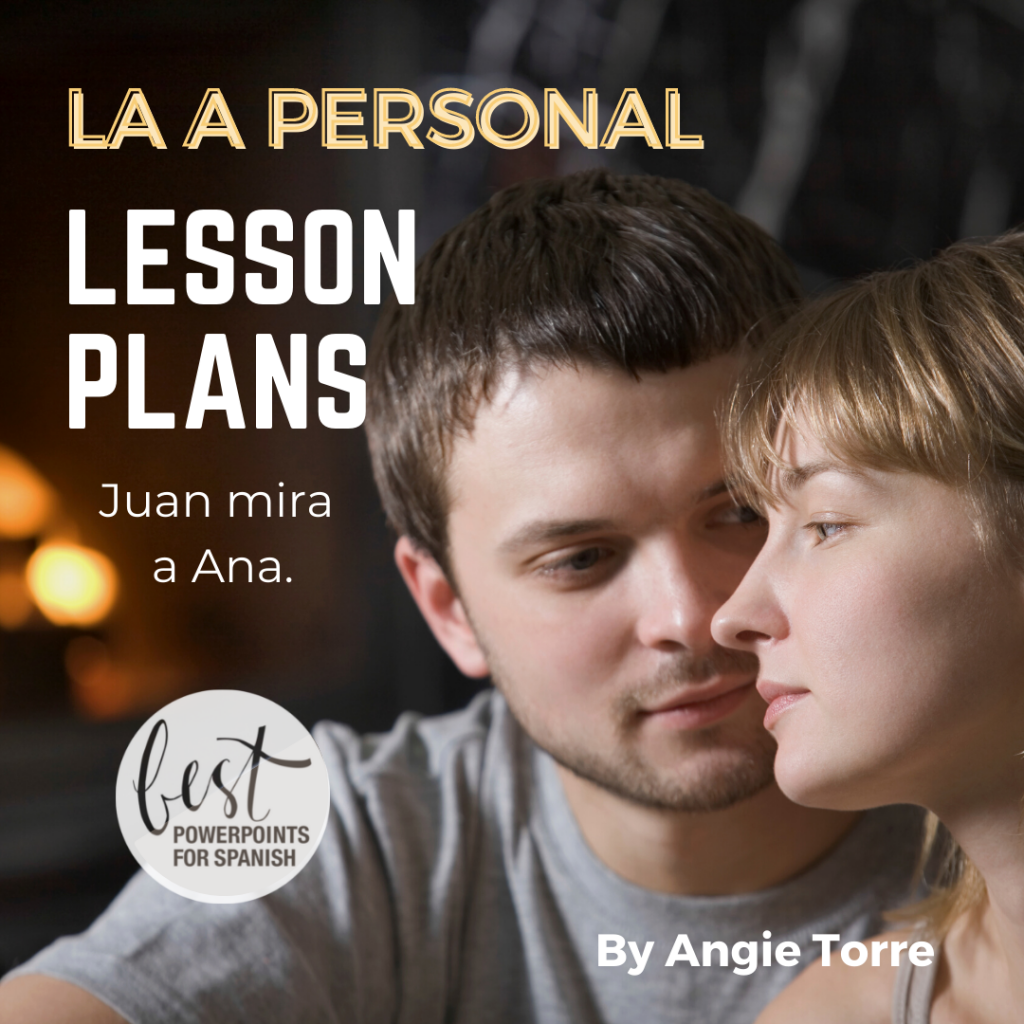 Spanish Personal A Lesson Plans and Curriculum with Digital Versions ...
