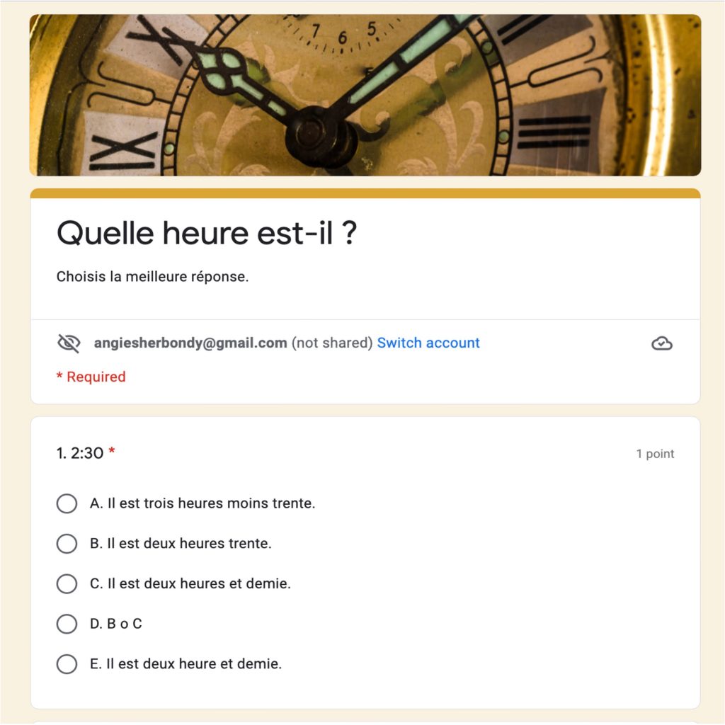 How to Tell Time in French PowerPoint and Activities - Best PowerPoints ...