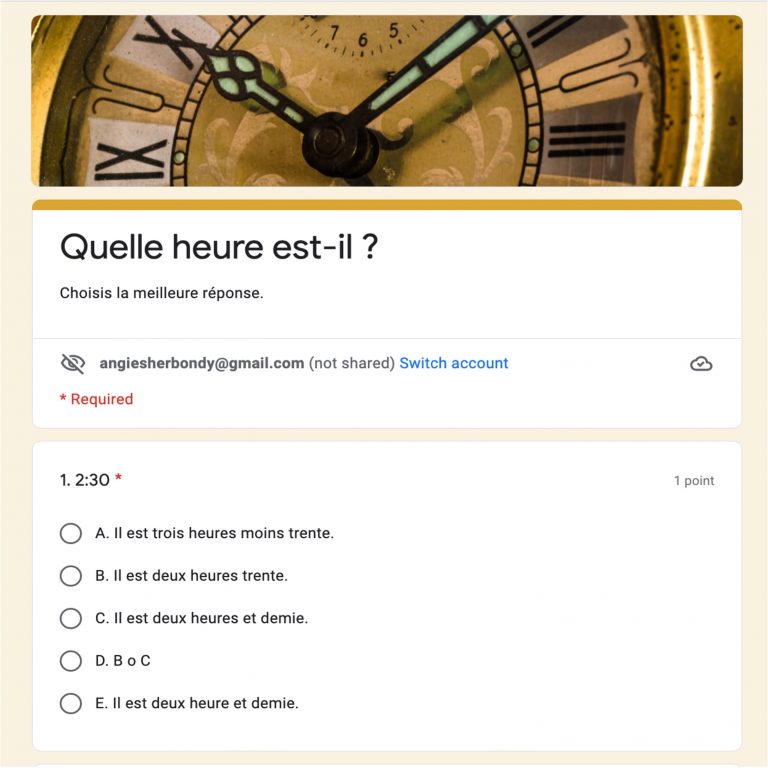 How to Tell Time in French PowerPoint and Activities - Best PowerPoints ...