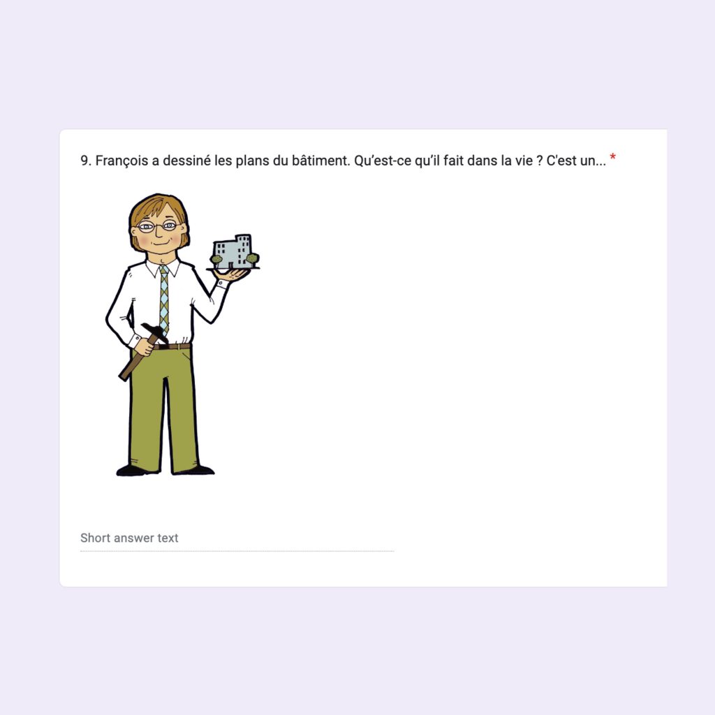 French Professions Vocabulary Tests And Activities Print and Digital ...