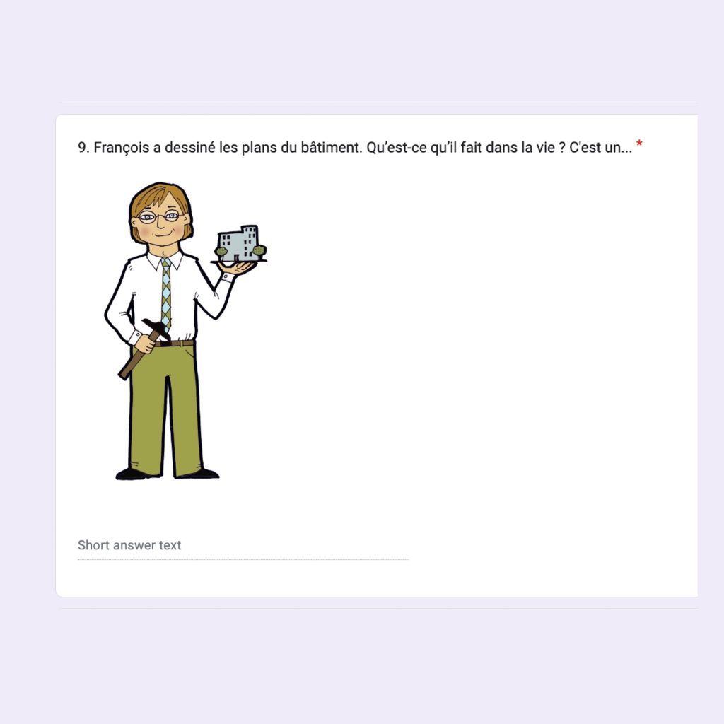 French Professions Vocabulary Tests And Activities Print and Digital ...