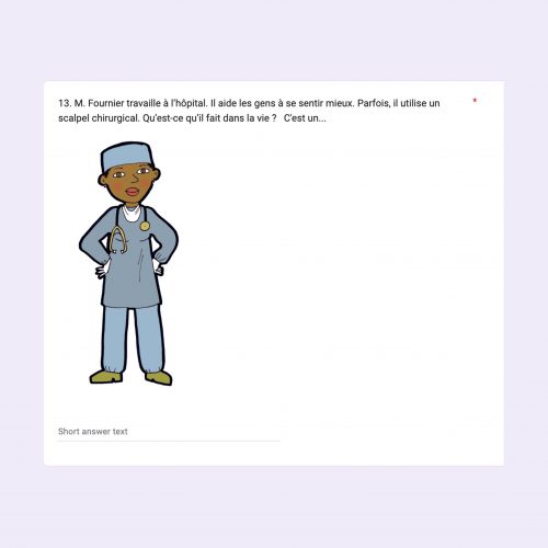 French Professions Vocabulary Tests And Activities Print and Digital ...