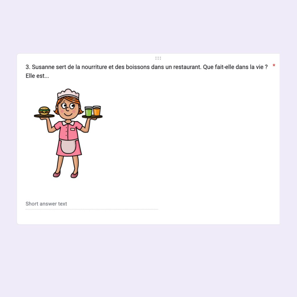 French Professions Vocabulary Tests And Activities Print and Digital ...