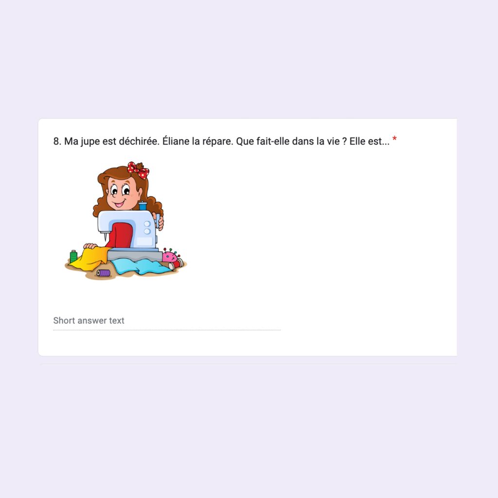 French Professions Vocabulary Tests And Activities Print and Digital ...