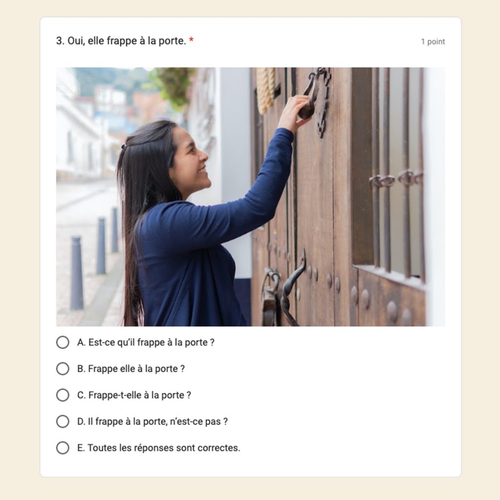 French Questions Words How to Ask Questions in French Tests Print and ...