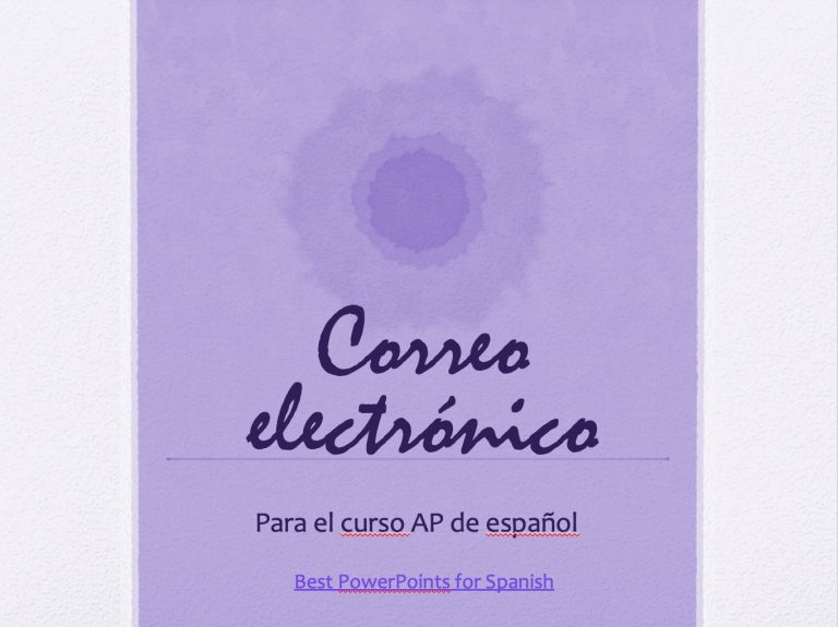 Simple Tips on How to teach the AP Spanish Email Correo - Best ...