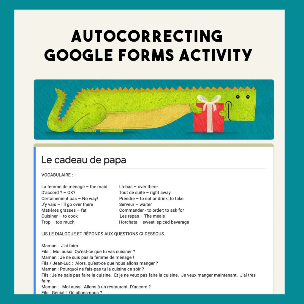 French Food Vocabulary La nourriture TPRS Stories - Best PowerPoints ...