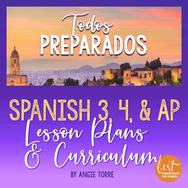 Spanish 3, 4, and AP Curriculum and Year-long Lesson Plans Bundle ...