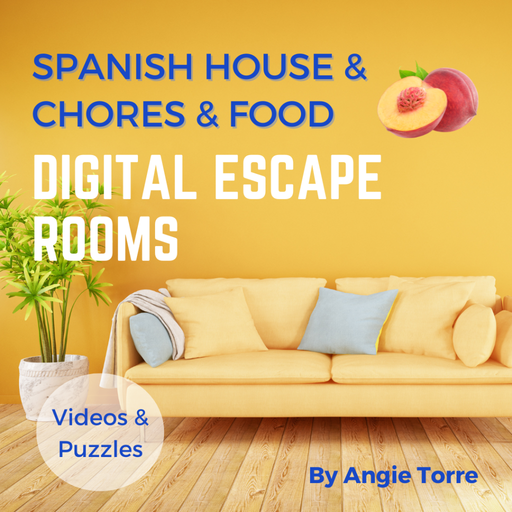 La comida y La casa y los quehaceres Digital Escape Rooms - Best ...