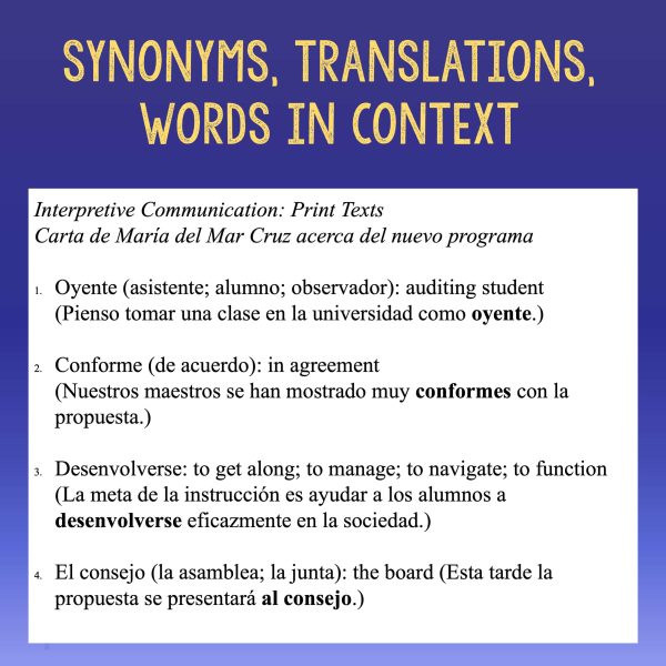 AP Spanish Vocabulary Las identidades personales y públicas VHL 3rd ...