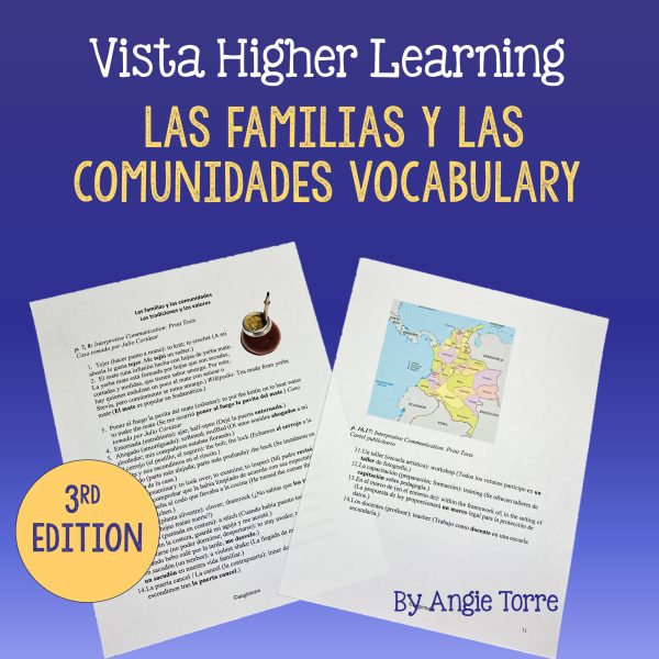 AP Spanish Vocabulary Las familias y las comunidades Vista Higher ...