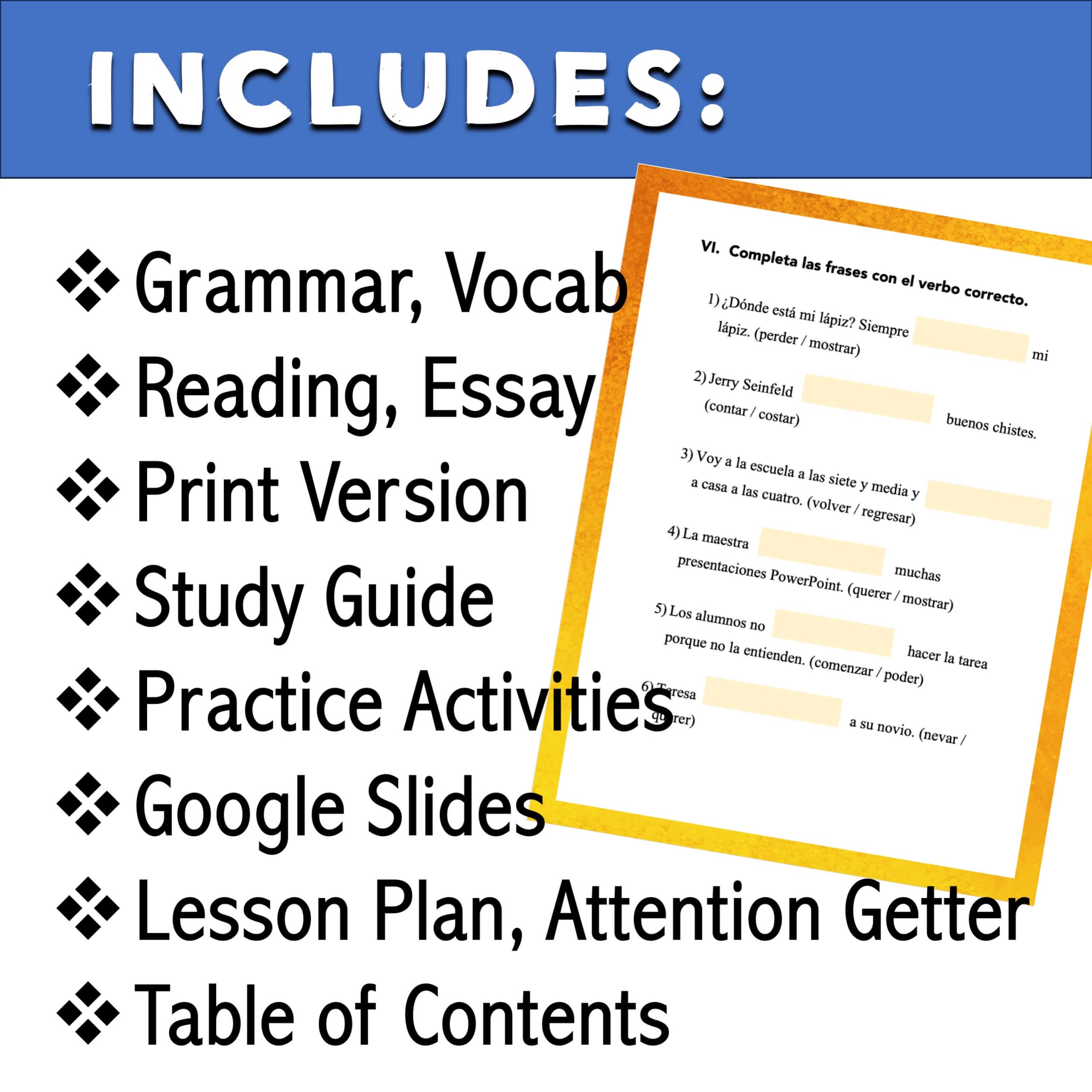 Spanish 2 Midterm and Final Exams Digital and Printable - Best ...