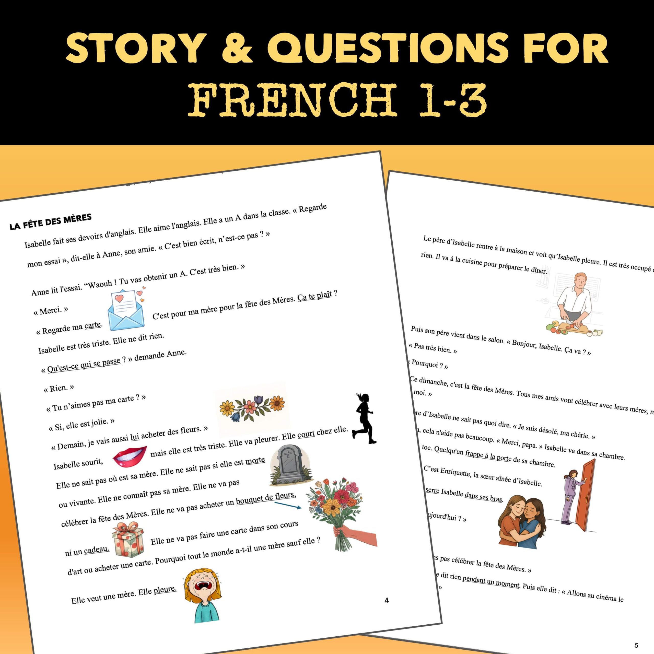 Fête des Mères French Mother’s Day PowerPoint, Story, Activities ...