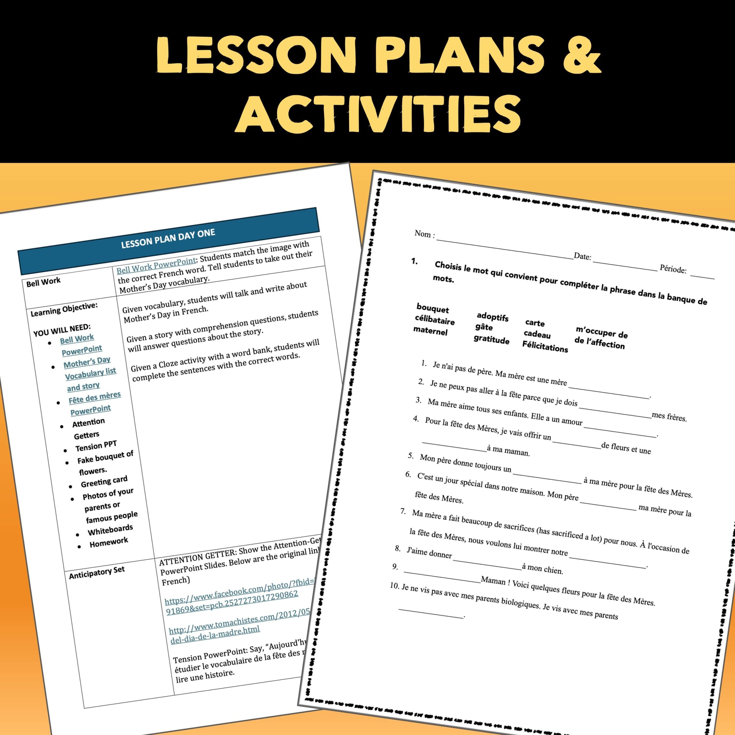 Fête des Mères French Mother’s Day PowerPoint, Story, Activities ...